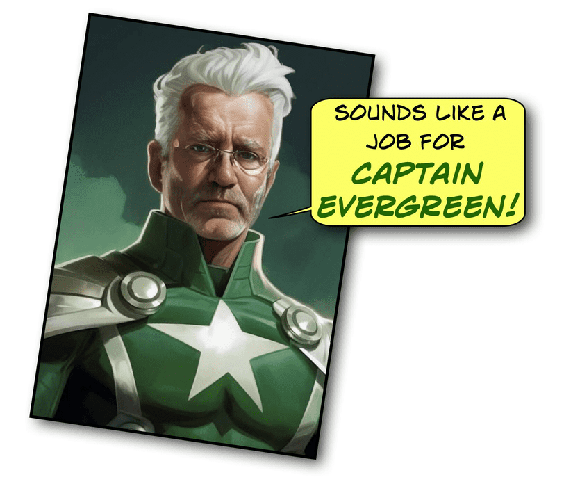Clive McG aka Captain Evergreen